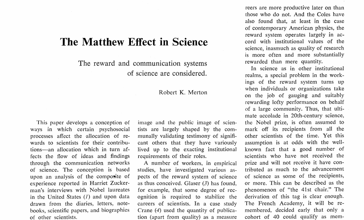 L’Effetto Matilda nella scienza – Scienza alle femmine
